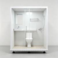 China Fire Retardant Modular Toilet Units Eco Friendly Pre Fab Shower Units Seamless for sale