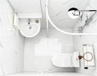 China Fire Retardant Modular Toilet Units Eco Friendly Pre Fab Shower Units Seamless for sale