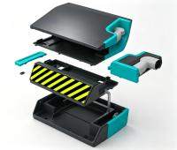 China SMC Charging Station Enclosure Corrosion Resistant Charging Station Housing Lightweight for sale