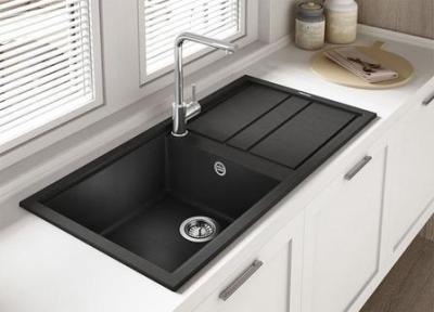 China Integrated SMC Kitchen Sinks Wall Mounted SMC Composite Sink Impact Resistant for sale