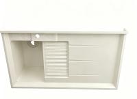 China One Piece Molding SMC Basin Corrosion Moisture Resistant Fiberglass Laundry Sink For Balcony for sale