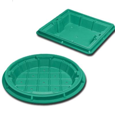 China SMC Recessed Grass Manhole Cover Waterproof Invisible Manhole Cover Customizable for sale