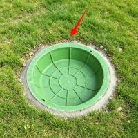 China SMC Recessed Grass Manhole Cover Waterproof Invisible Manhole Cover Customizable for sale