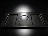 China Black Carbon Fiber Sheets 0.5mm - 10mm Thickness Carbon Fiber Tray for sale