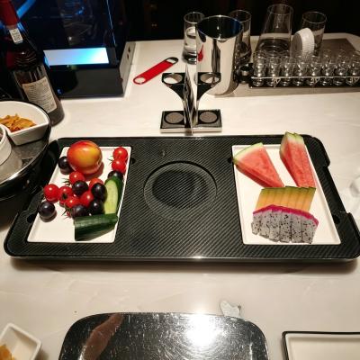 China Black Carbon Fiber Sheets 0.5mm - 10mm Thickness Carbon Fiber Tray for sale