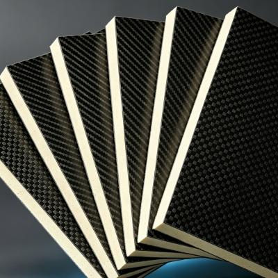 China Product Introduction: Carbon Fiber Board with PET Flame-Retardant Composite Material for sale