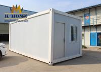 China Prefab Movable Container Van House 20ft Galvanized Steel Frame Construction for sale