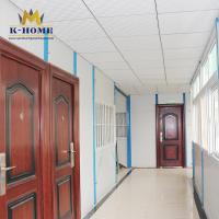 China Fast Built Sandwich Panel Prefab House 174.72 sqm for Africa Refugees Steel Structure for sale