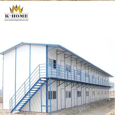 China Fast Building Modular Container Homes Steel Structure  Double Slope Roof for sale
