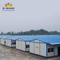 China Fast Construction Prefab Steel House for Resettlement Housing 20 Year Service Life for sale