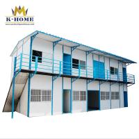 China Temporary Dormitories Insulated Panel House With Office Durable Steel Structure for sale