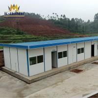 China Temporary Portable Toilet Cabin Single Roof Steel Structure 59.62 sqm Modular Design for sale