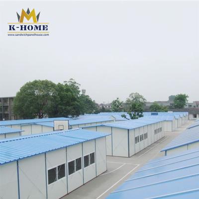 China Fast Installation Sandwich Panel Prefab House  For Labor Quarters for sale
