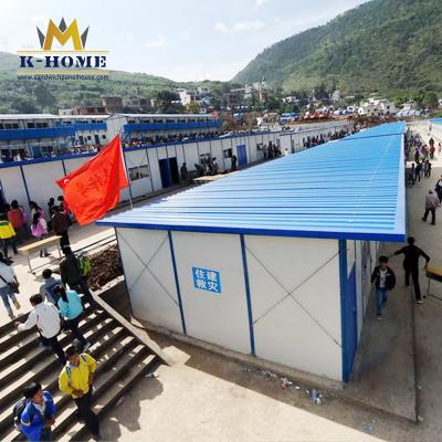 China Fast Construction Prefab Steel House for Resettlement Housing 20 Year Service Life for sale