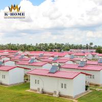 China Rock Wool Sandwich Panel Prefab House Quick Built Movable Prefab Mobile House for sale