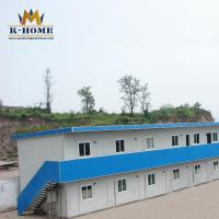 China Easy Build Prefab Steel Building Houses for Temporary Living 50 Year Life for sale