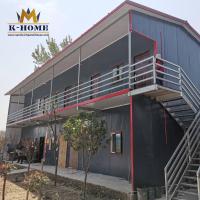 China Portable Sandwich Panel House With Rain Shelter Easy Assembling for sale