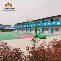 China Durable Worker′S Dormitory Sandwich Panel Prefab House Railway Construction Use for sale
