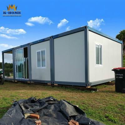 China Prefab Insulated Panel House 54sqm 3 Bedroom 2 Bathroom Fast Build Refugee Home for sale