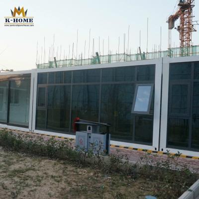 China Modular Portable Construction Office Solutions Storage Flat Pack Container House for sale