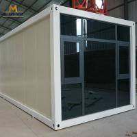 China Heat Insulation Modular Container House Portable 50mm Rock Wool Sandwich Panel for sale
