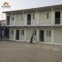China Modular Steel Structure Dormitory 147 sqm Portable Accommodation for 20 Construction Workers for sale