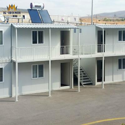 China Modular Steel Structure Dormitory 147 sqm Portable Accommodation for 20 Construction Workers for sale