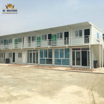 China Two Story Modular Container Home 504 sqm Steel Structure Student Accommodation for sale