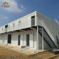 China Two Story Flat Pack Container House Modular Design Convenient Transportation for sale