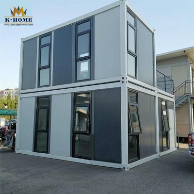 China Modular Flat Pack Container House 108 sqm Durable Steel Structure Quick Assembly for sale