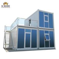 China Two Story Sandwich Panel Container House Good Strong And Good Looking for sale