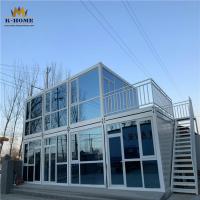 China Two Story Sandwich Panel Container House Good Strong And Good Looking for sale