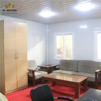 China Refugee Apartment Sandwich Panel Container House 72 sqm Two Bedroom Bathroom Kitchen for sale