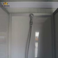 China Portable Container Toilet Cabin 18sqm Movable Bathroom for Construction Site 10 People for sale