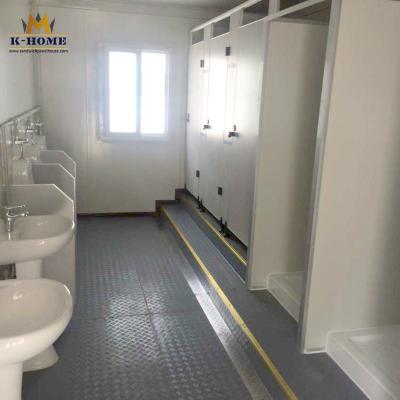 China Portable Container Toilet Cabin Washroom 36sqm 20 People Construction Site Accommodation for sale