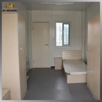 China Color Steel Portable Staff Accommodation Container Flat Pack Home 3m x 5.95m x 2.8m for sale
