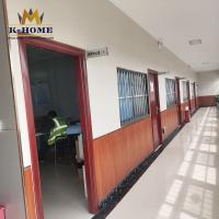 China Color Steel Portable Prefabricated House 50mm Rock Wool Sandwich Panel Temporary Building for sale