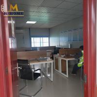 China Rock Wool Sandwich Panel House Two Storey With Dormitory And Office for sale