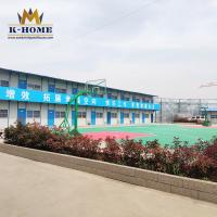 China Prefabricated Labour Colony Steel Frame Prefab House 1541 Sqm with Kitchen Dining Hall for sale