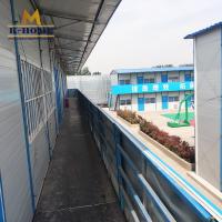 China Prefabricated Oil Gas Camp Sandwich Panel Prefab House 50mm Wall 15 Year Life for sale