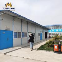 China Light Steel Frame Prefab Modular House for Staff Toilet and Shower 50mm Rock Wool Panel for sale