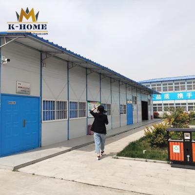 China Light Steel Frame Prefab Modular House for Staff Toilet and Shower 50mm Rock Wool Panel for sale