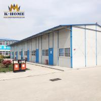China Mobile Sandwich Panel Prefab House  For Construction Office Good Sound Insulation for sale