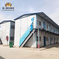 China Workers Sandwich Panel Prefab House For Mining And Oil Construction Site for sale