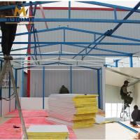China Waterproof Sandwich Panel Container House Portable Site Prefabricated Building for sale