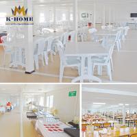 China Sandwich Panels Flat Pack Prefab House  Mining Site  Accommodation Use for sale