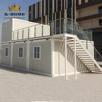 China Portable Prefabricated Office Container  Flat Pack Prefab House Fast Installation for sale