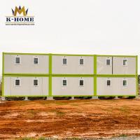 China Rock Wood Porta Cabin Accommodation K Type Light Steel Structure for sale
