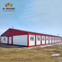 China Fireproof  Portable Construction Office Prefabricated Container Building for sale
