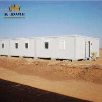China Sandwich Panel Flat Pack Prefab House Prefabricated Container Cabin for sale